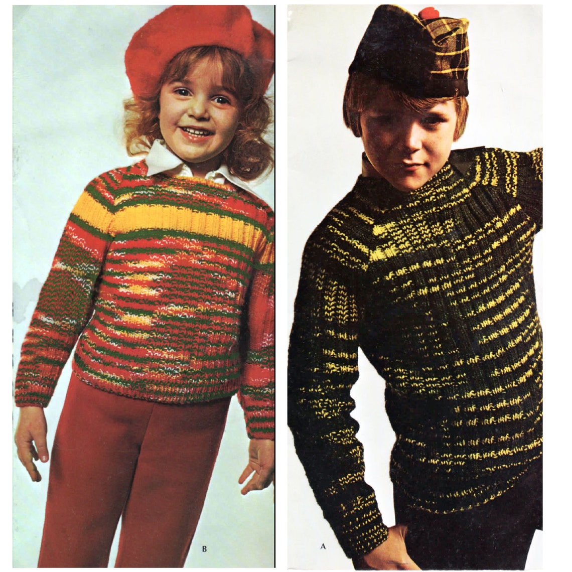 PDF 1970s Womens Sweater Instant Download Plus Men Sweater Vest and ...