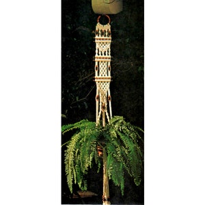 Vintage Macrame Nubby Textured Rug Pattern Instant Download | Etsy