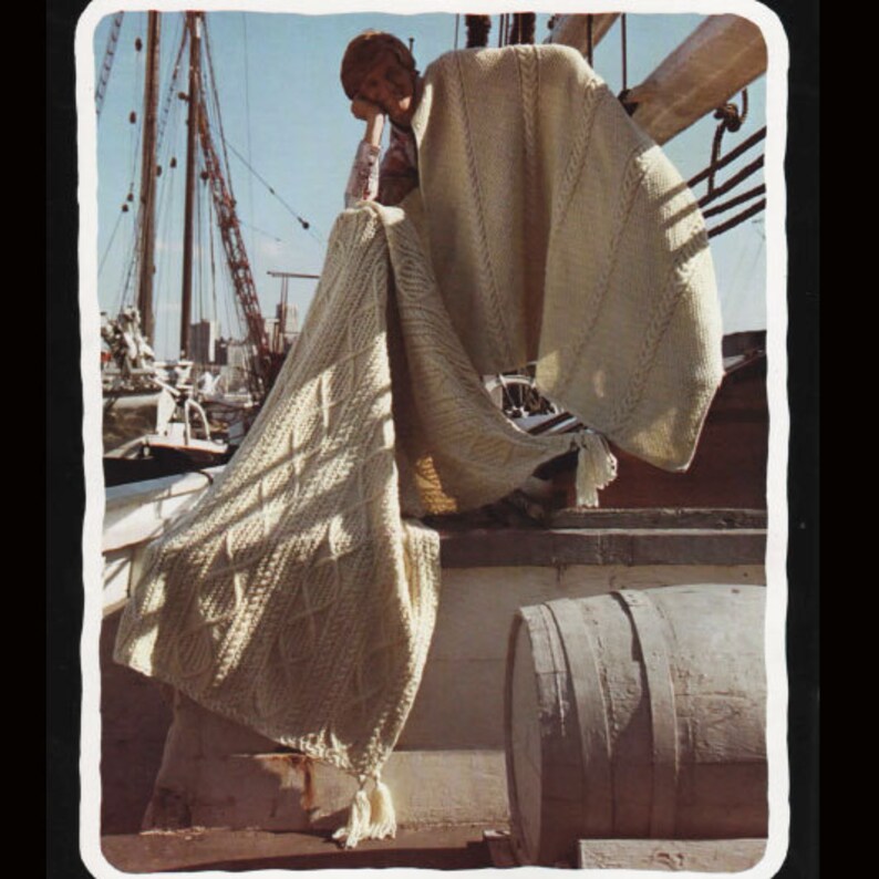 PDF Fishermen Afghan Pattern Book Total 10 Patterns for Cable Knit ...