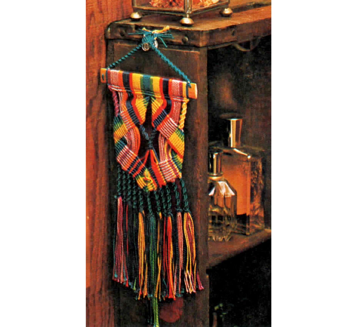 Vintage Macrame Nubby Textured Rug Pattern Instant Download PDF Pattern ...