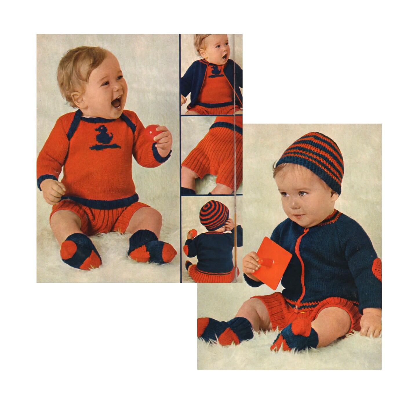 PDF 22 Patterns Vintage 1970s Baby & Toddler Outfits, Overalls, Onesies ...