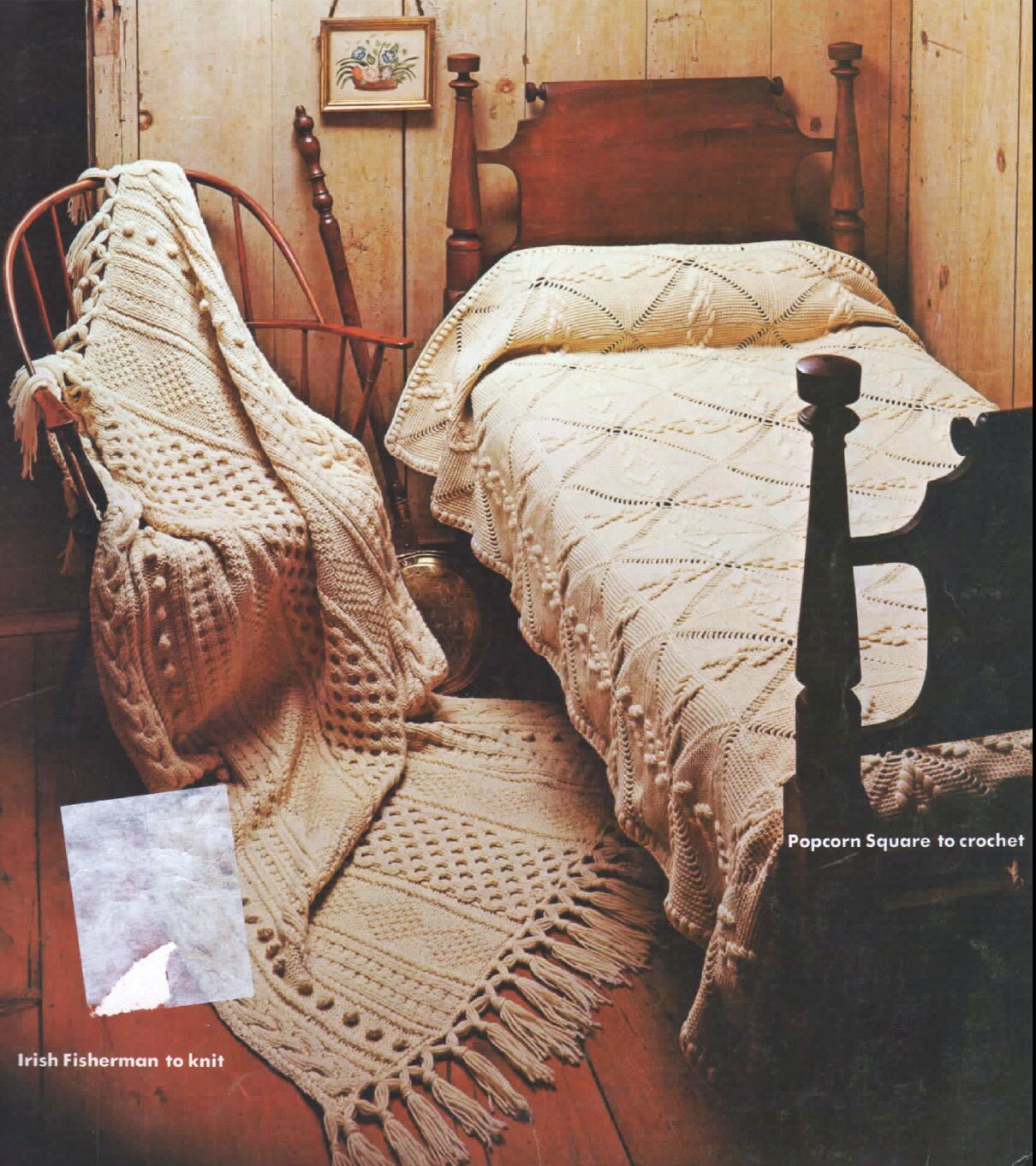PDF Heirloom Fisherman Afghan Pattern Book Total 5 Patterns for Crochet ...