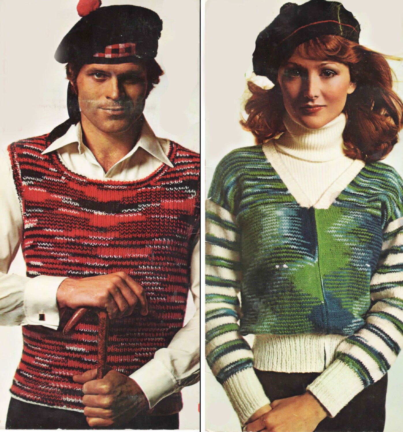 PDF 1970s Womens Sweater Instant Download Plus Men Sweater Vest and ...