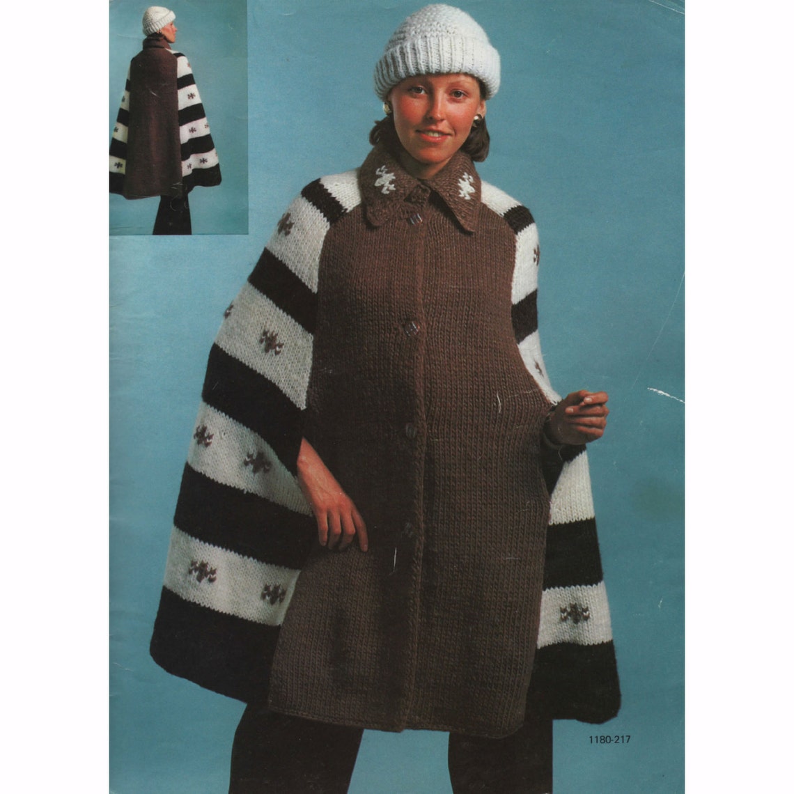 PDF 1970 Mens Collegiate Sweater Varsity Cardigan Knit & Crochet ...