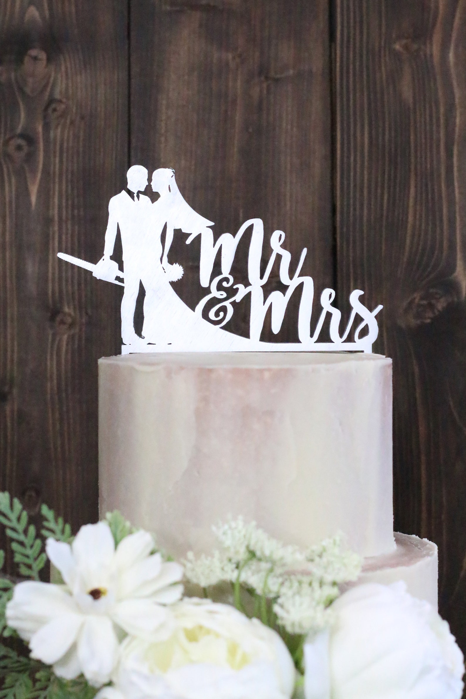 Chainsaw Cake Topper, Mr & Mrs Cake Topper, Logger Cake Topper ...