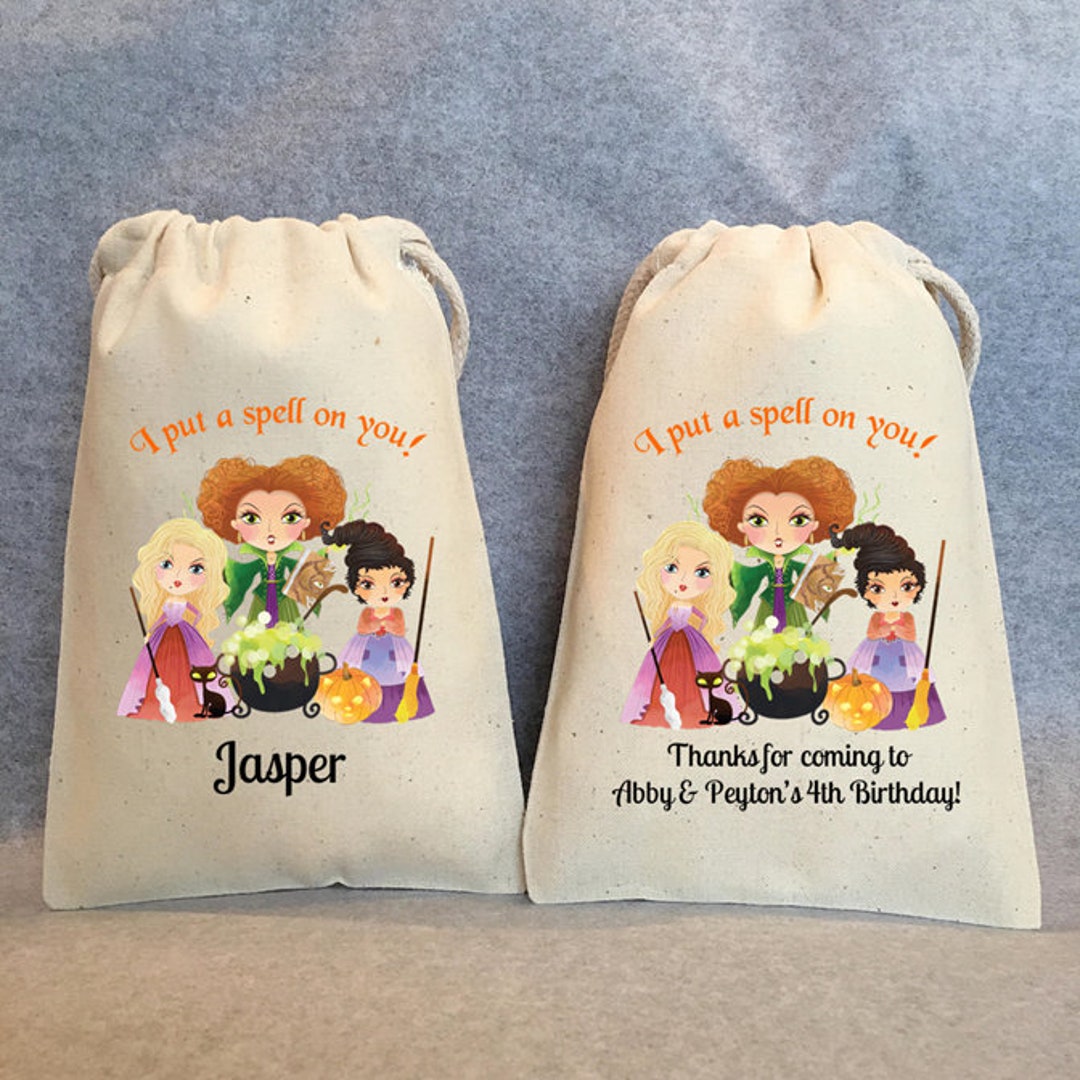 Hocus Pocus Party Favor Bags: Set of 10, Personalized - Etsy