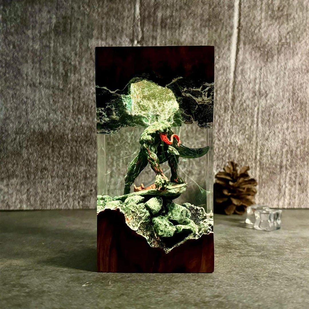 Venom Resin Lamp, LED Movie Night Light, Premium Handcrafted ...