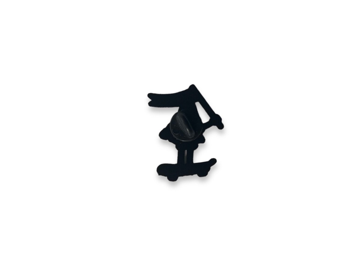 Creepin It Real Skater Ghost Enamel Pin - Funny Goth Skate Culture Pin ...