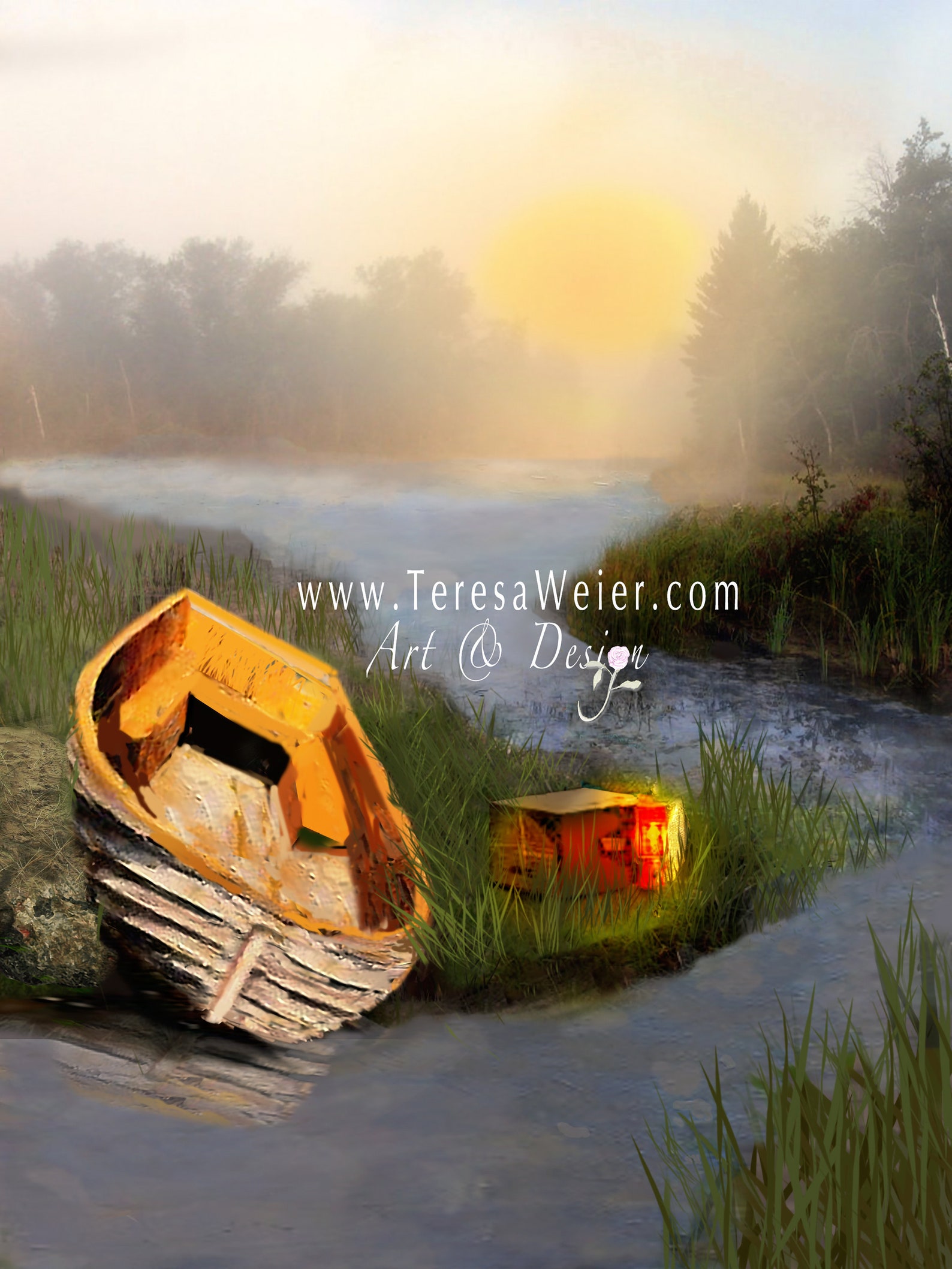 Old Row Boat, Custom Photoshop, Composite, Digital Backdrop, Photoshop ...