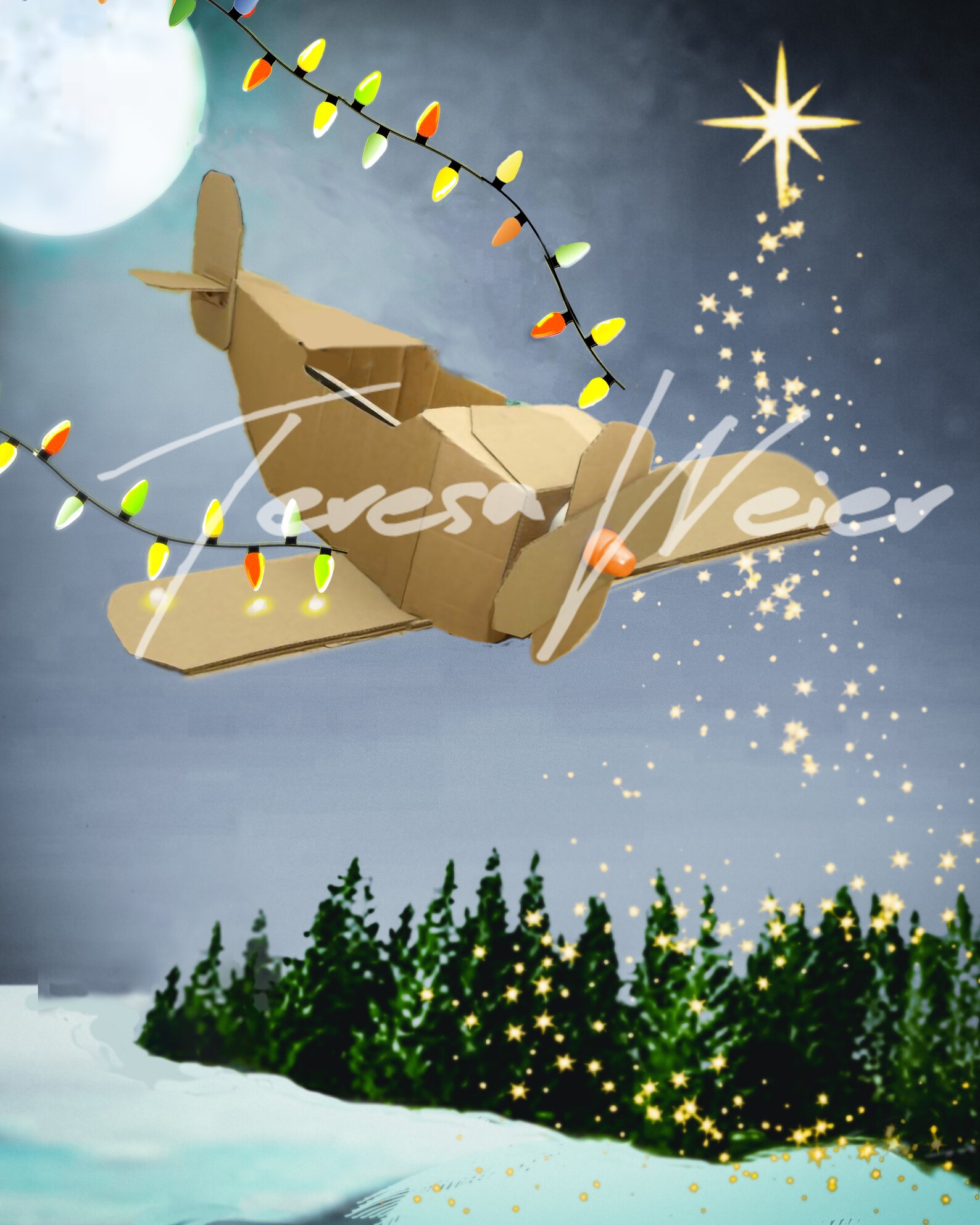 Airplane Digital Backdrop for Composite Imagery Photography Composites ...