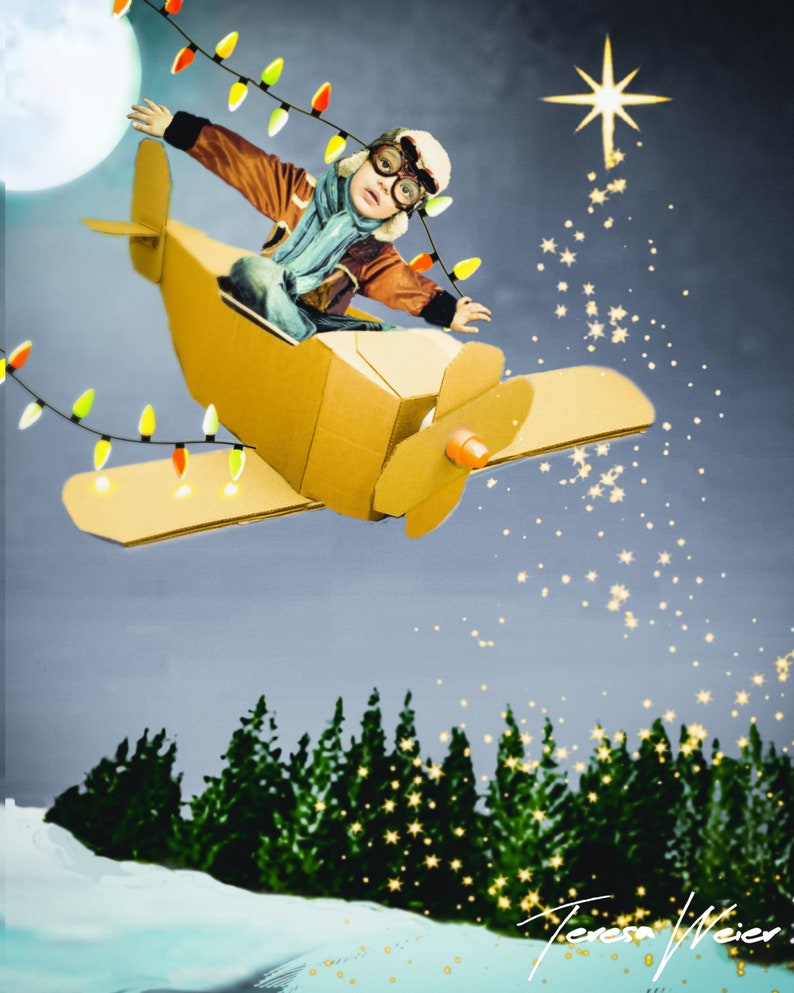 Airplane Digital Backdrop for Composite Imagery - Photography ...