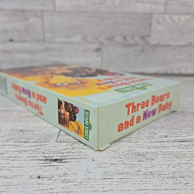 Sesame Street - Three Bears and a New Baby VHS 2003 Sony Wonder Big ...