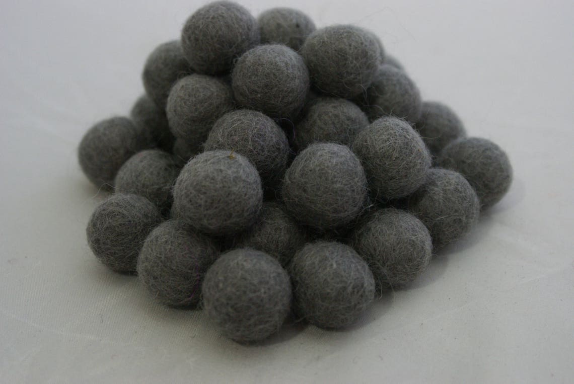 FELT BALL 3. Steel Sizes: 1cm 15cm 2cm 3cm 4cm 5cm - Etsy