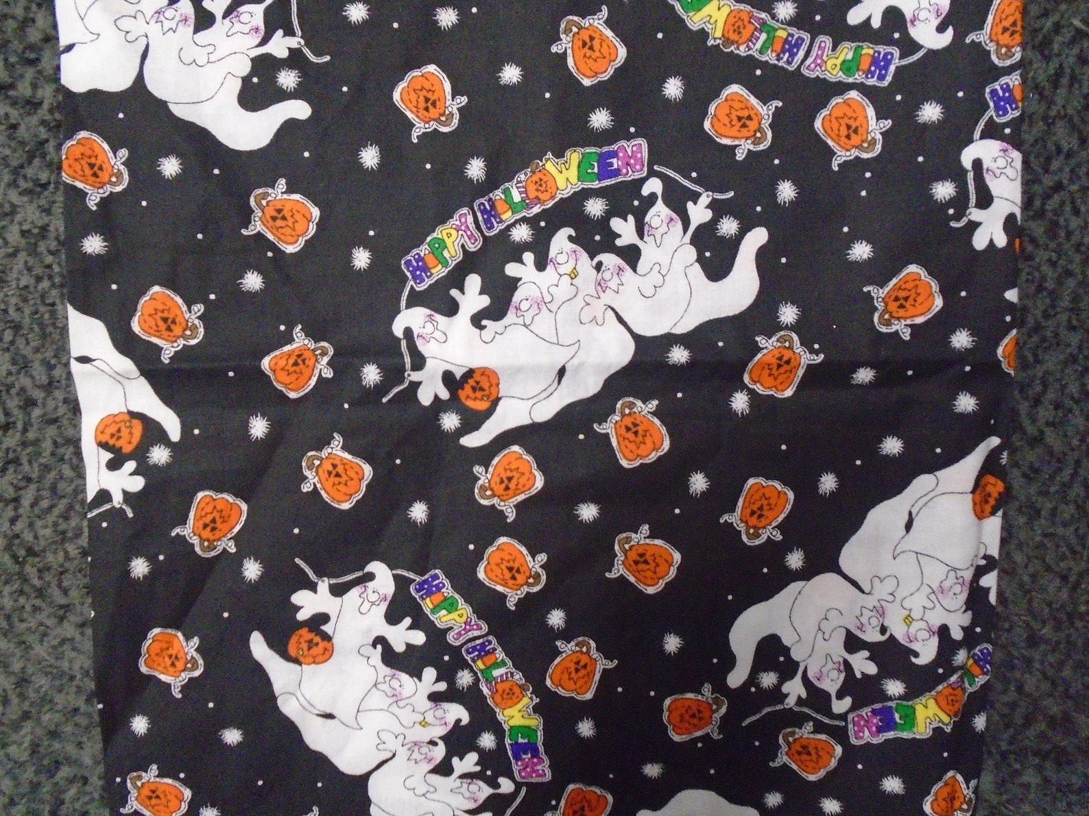 Halloween fabric ghost ghost fabric halloween | Etsy