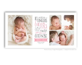 Baby photo collage | Etsy