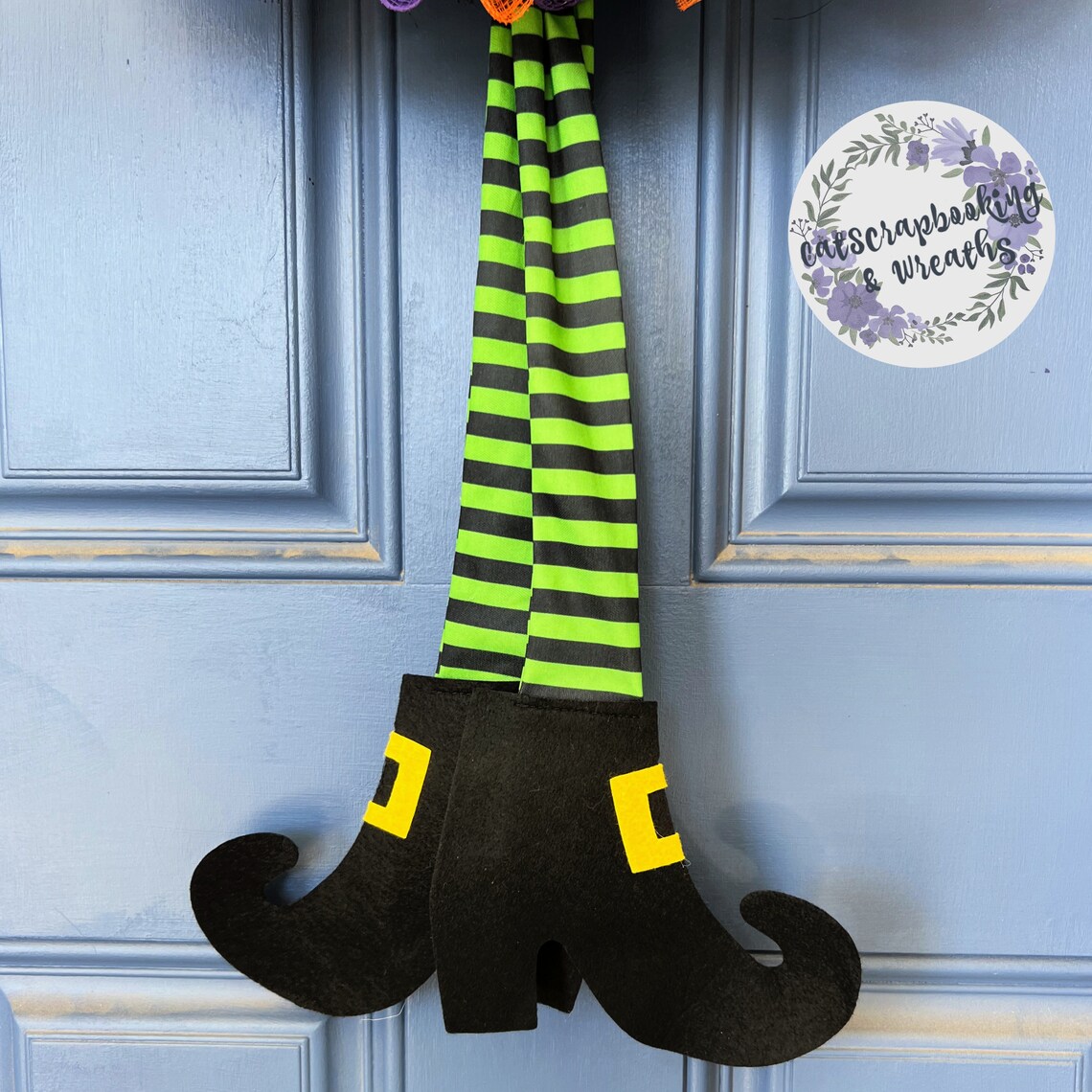 Witch Hat | Halloween Wreath | Witchy Decor | Witch Decor | Witch ...