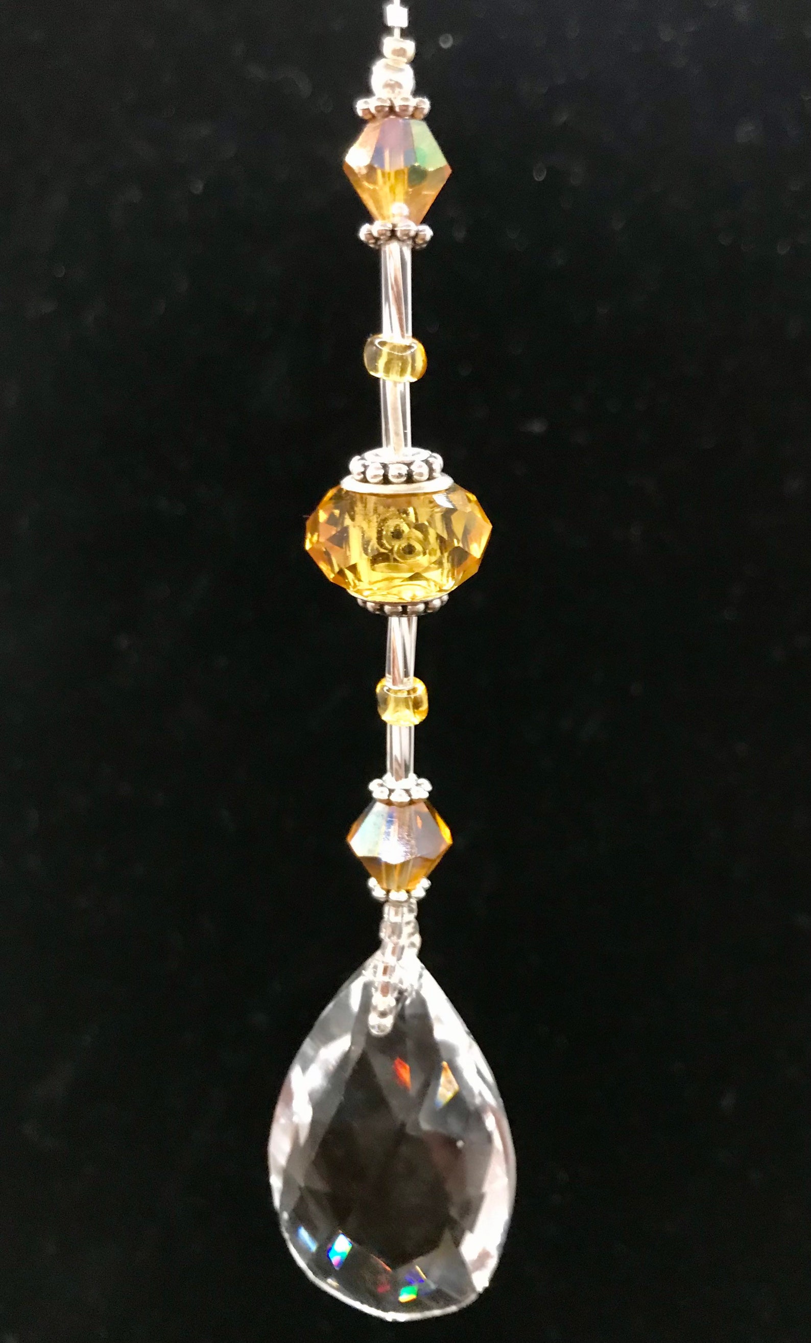 November Birthstone Color Crystal Suncatcher - Etsy