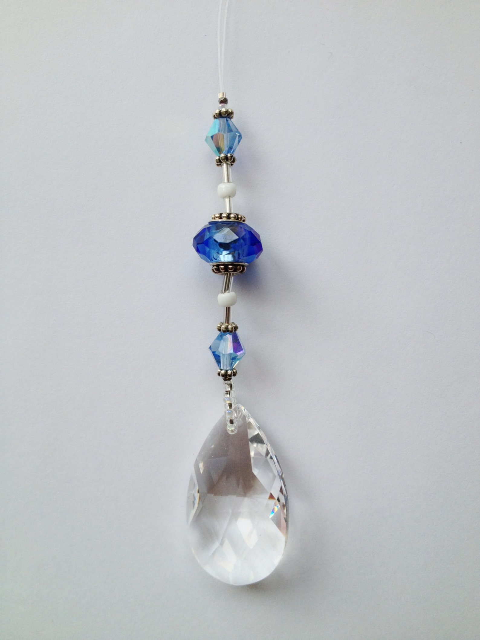 March Birthstone Color Crystal Suncatcher - Etsy