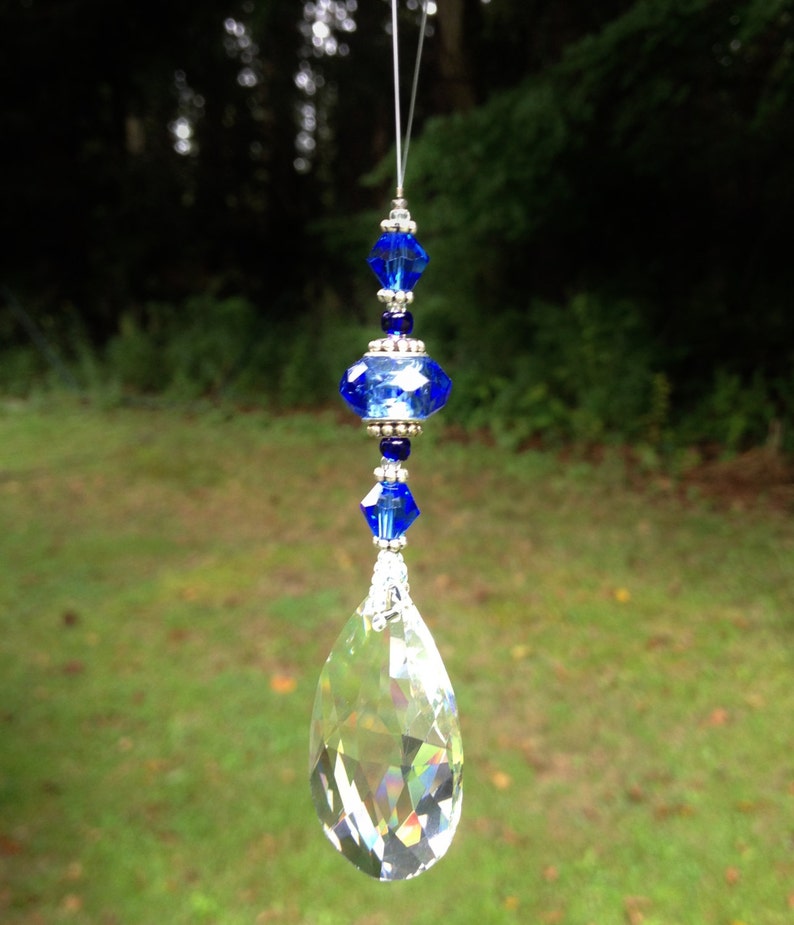 September Birthstone Color Crystal Suncatcher - Etsy