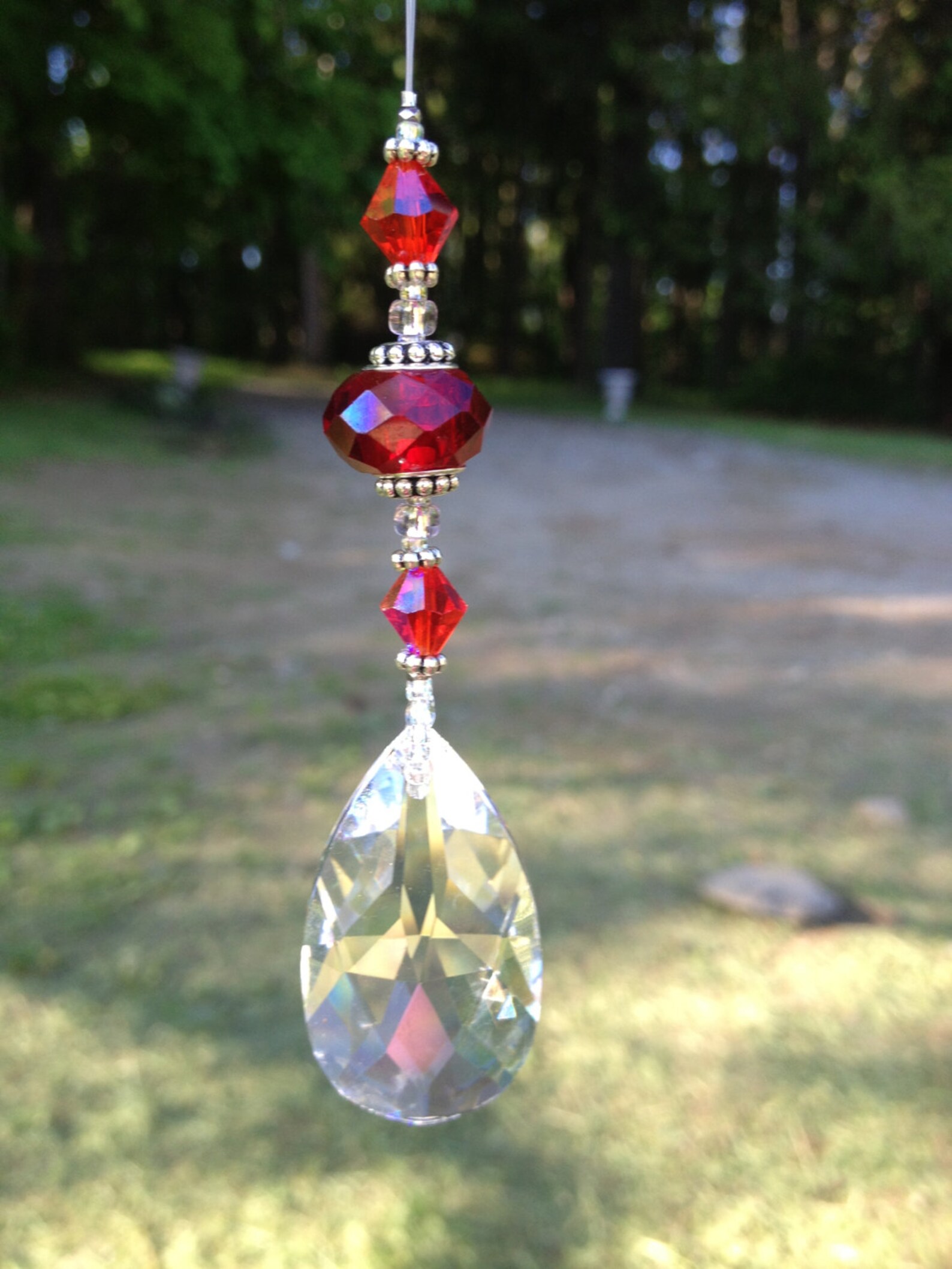 July Birthstone Color Mini Sun Catcher - Etsy