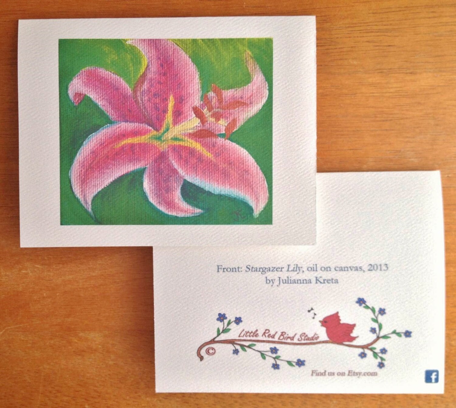 Lily Series Note Card Set (6 Cards) - Etsy
