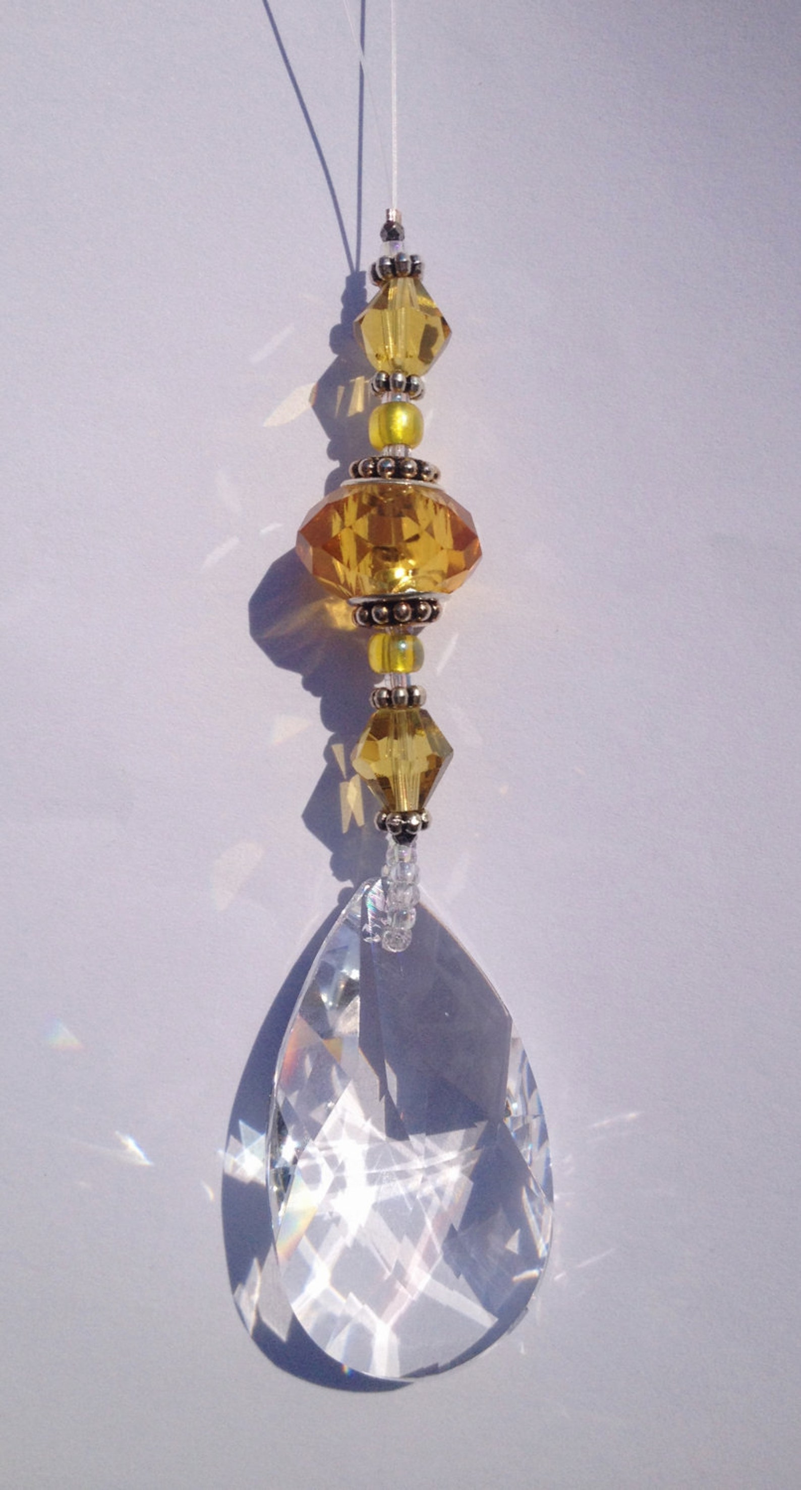 November Birthstone Color Crystal Suncatcher - Etsy