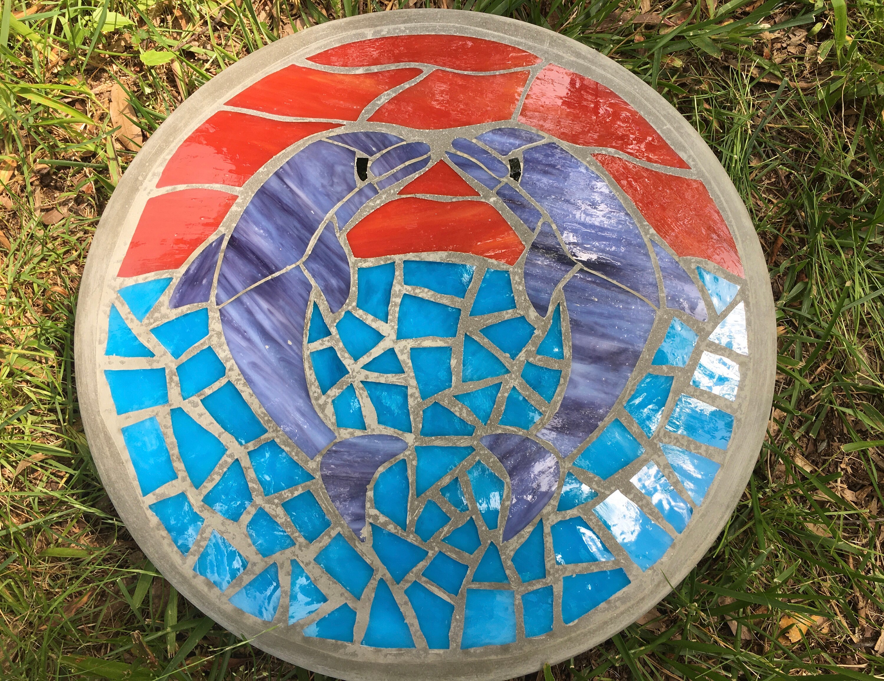 Mosaic Tile Stepping Stone Templates