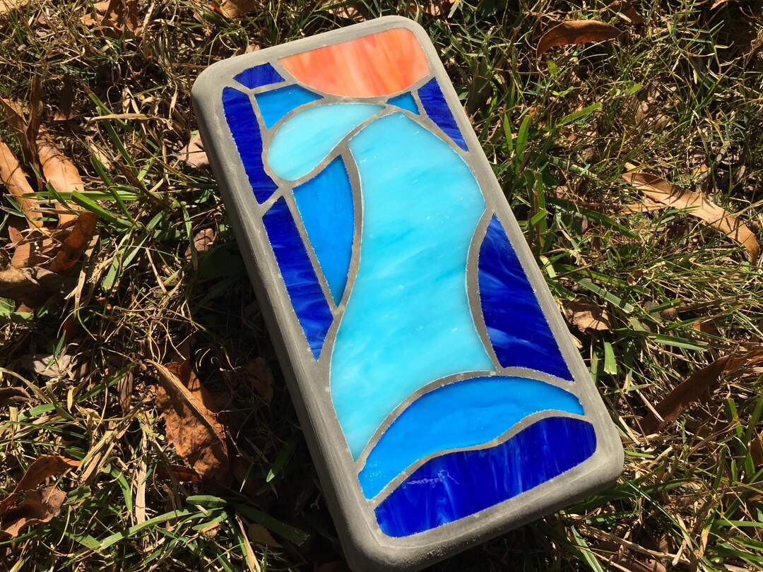 Catch a Wave - Brick Mosaic Stone 4 Inch X 8 Inch Wave Mosaic Brick ...