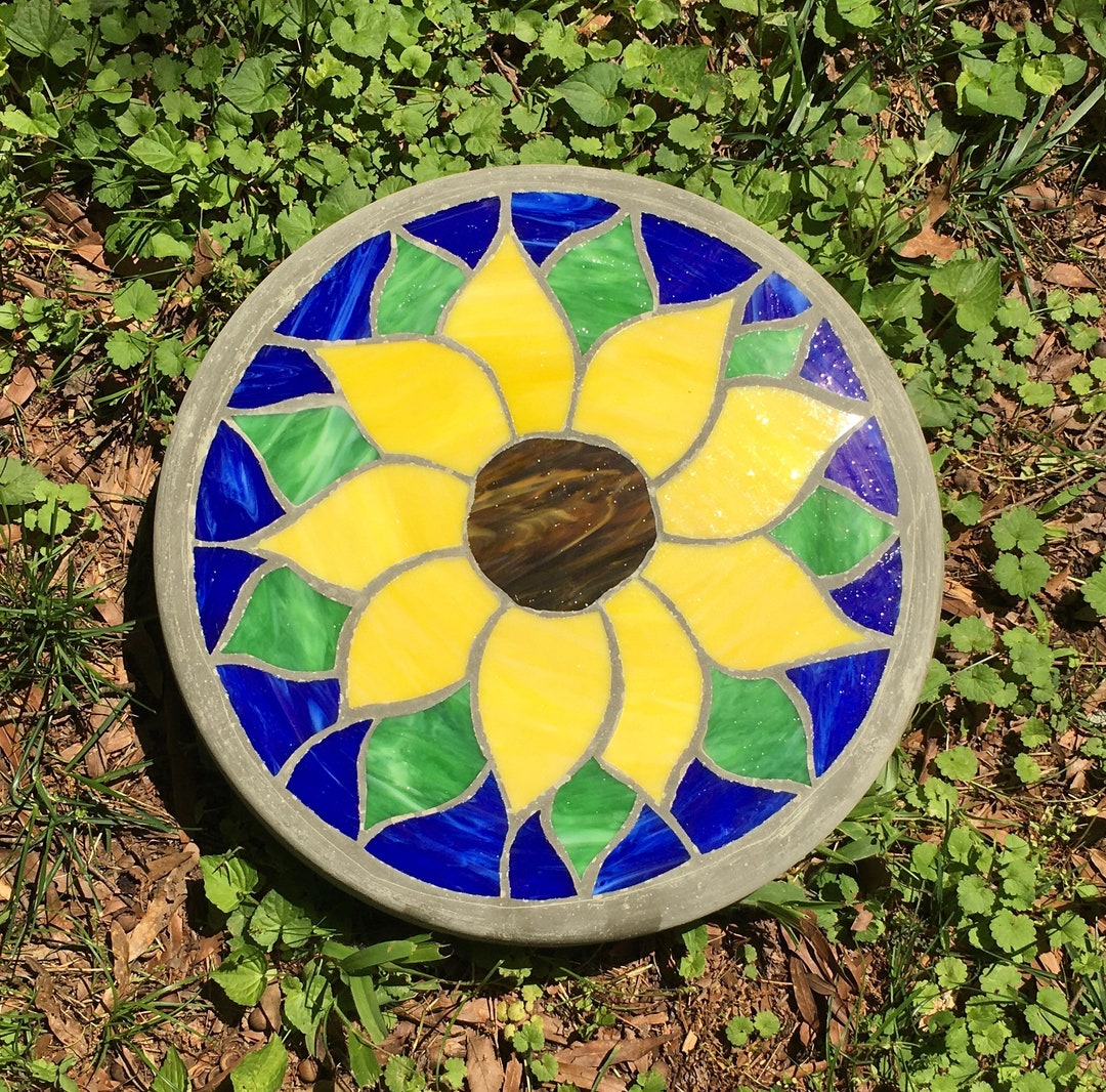 Sunny Day Sunflower -stepping Stone Sunflower-14 Inch Round Yard and ...