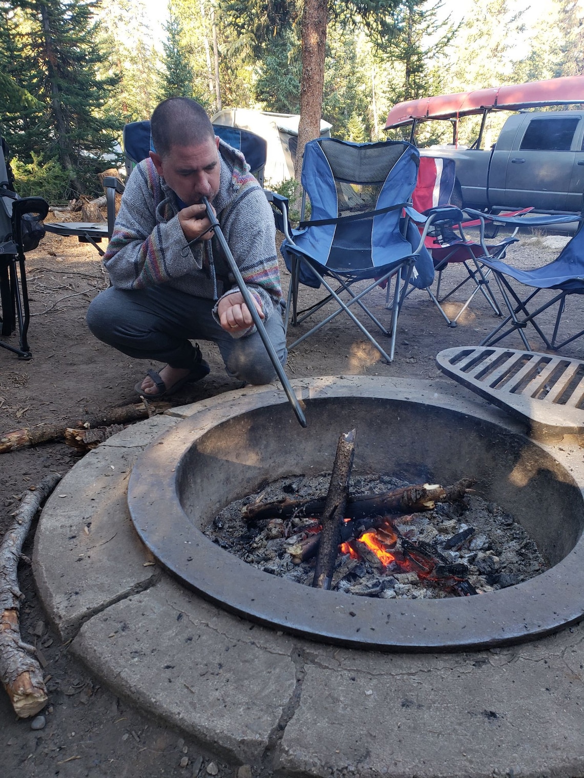 Campfire Blow Pipe, Fire Starter, Fire Tool, Fire Blower - Etsy