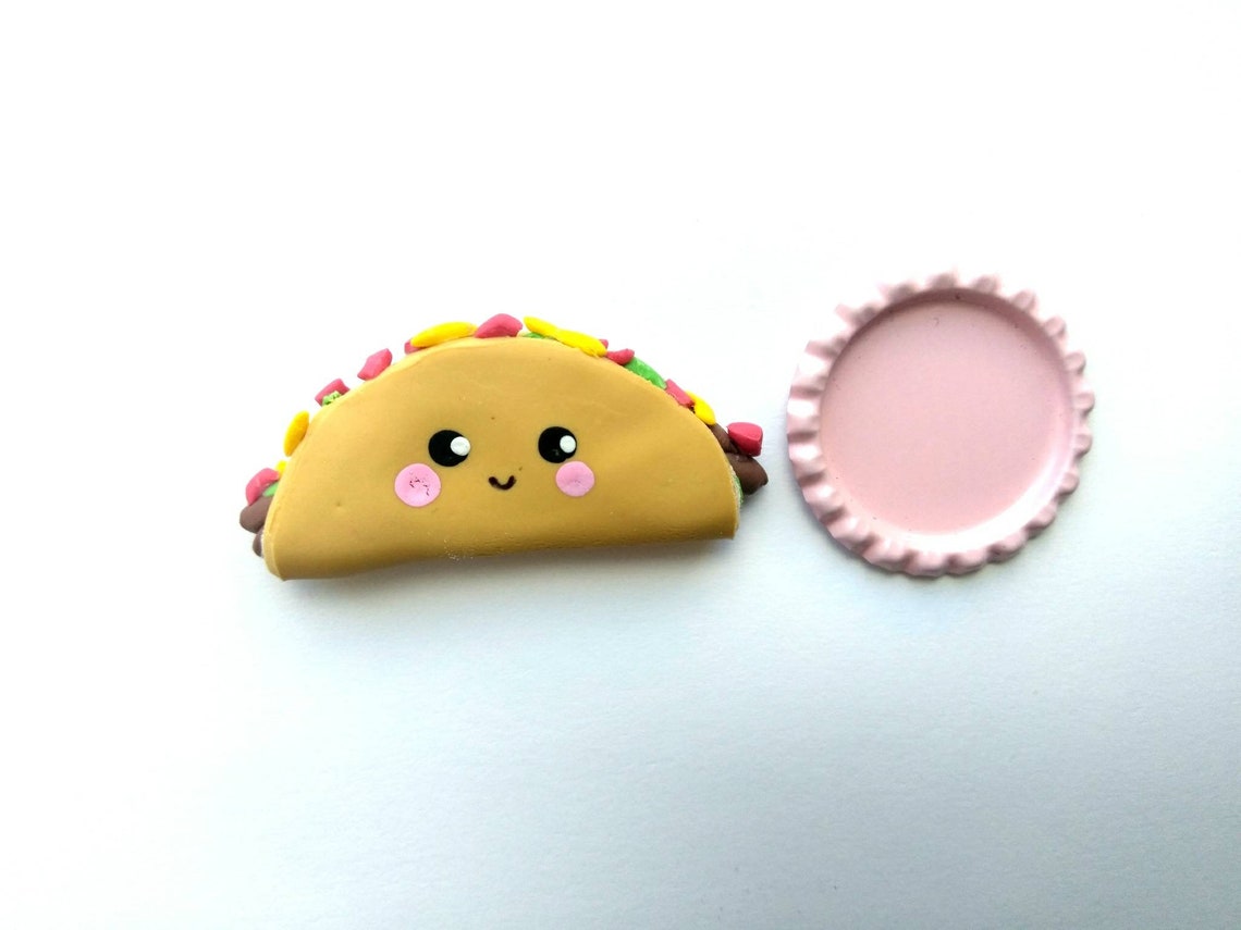 Tacos Clay Centers Taco Clay Bow Center - Etsy