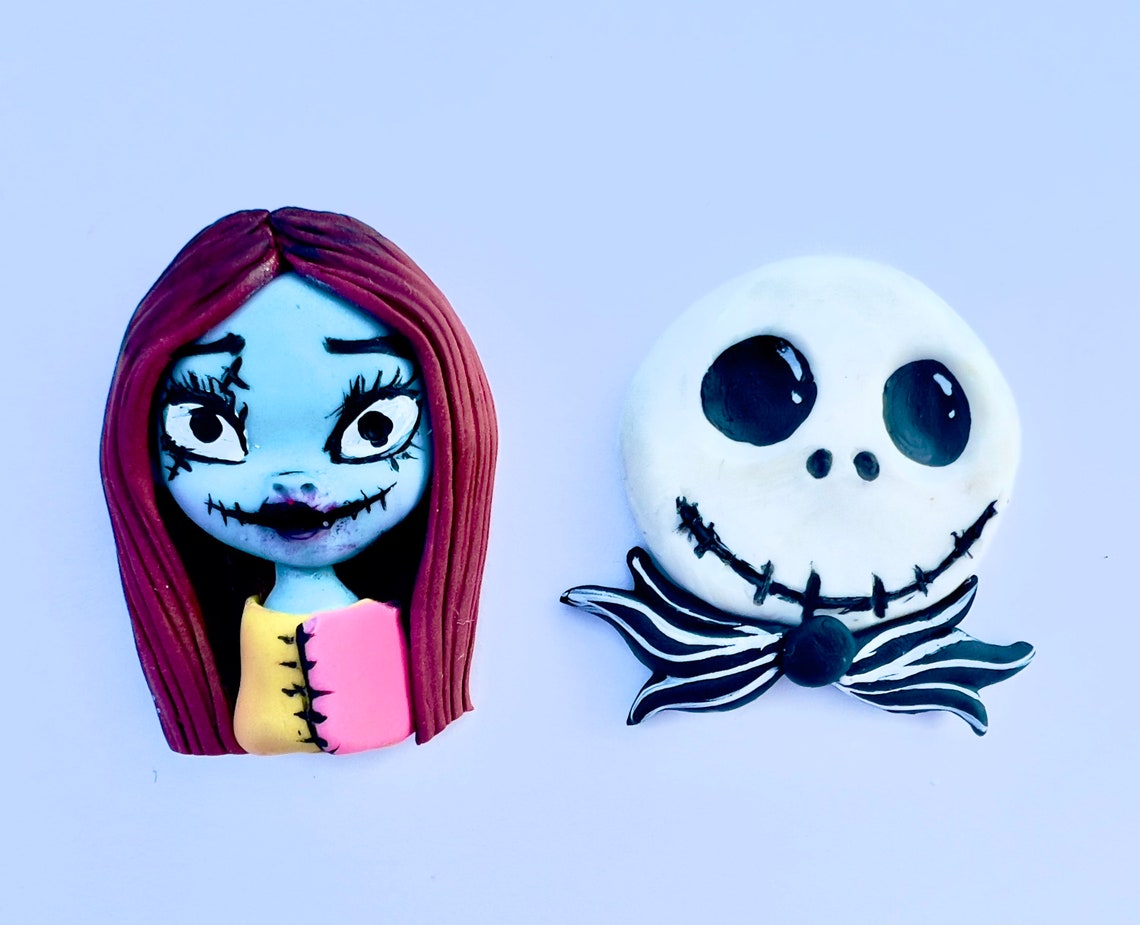 Jack Clay Sally Clay Halloween Clays - Etsy