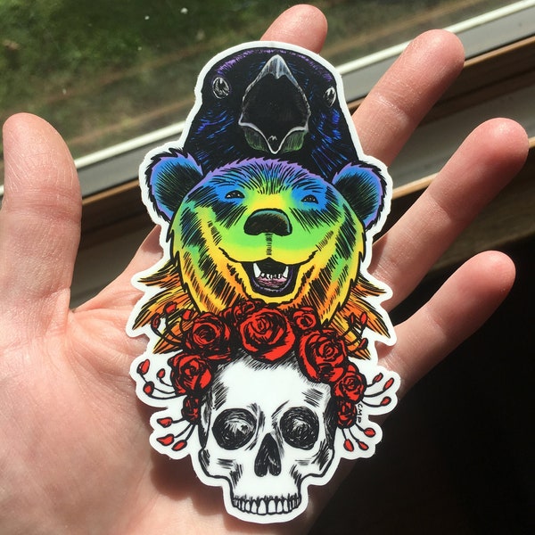 Grateful Dead Bumper Sticker - Etsy