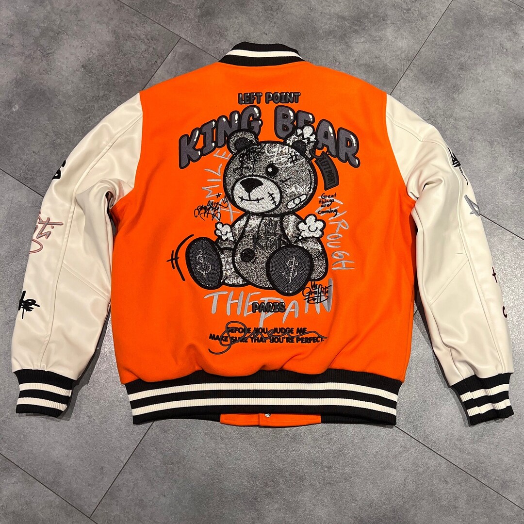 Shine Bright Like a Diamond Unique Men Varsity Collage Bomber Jacket ...