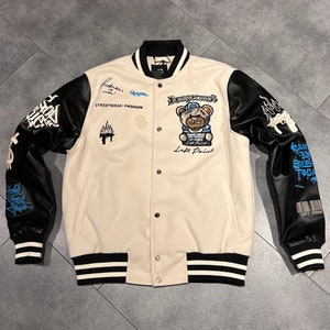 Bad Boy Danger Dream Money Varsity Bomber Jacket High Handmade With ...