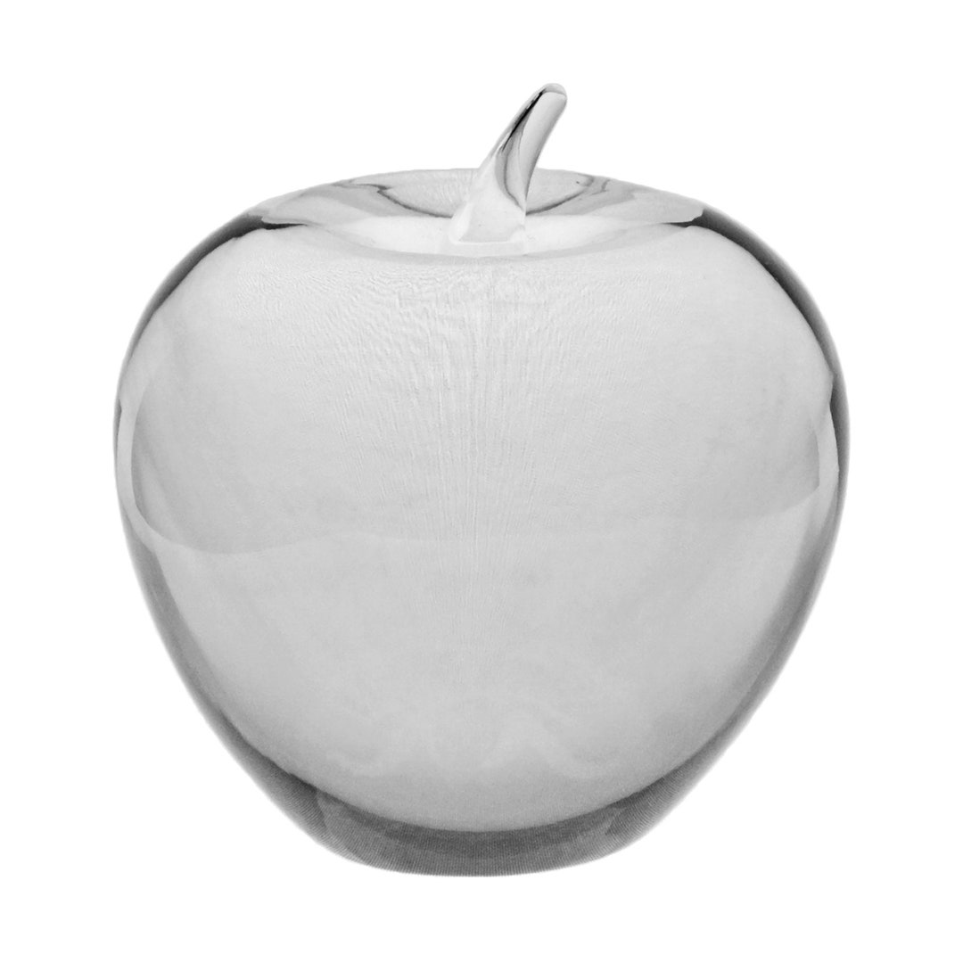Tiffany & Co. Apple Paperweight Signed Crystal Apple Paperweight Modern ...