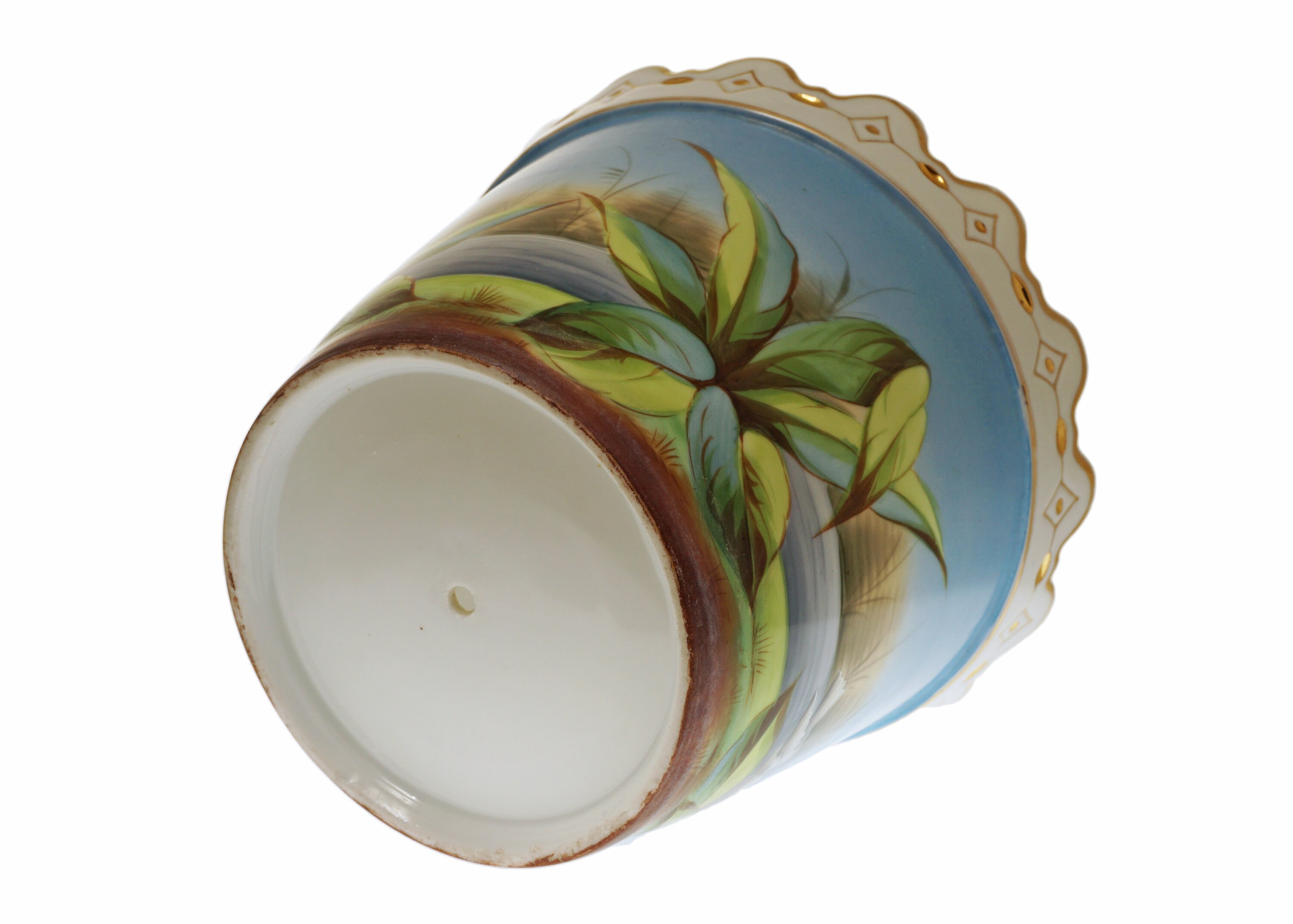 Vases Old Paris Style Large Planter Jardiniere Cachepot Flower Pot Hand ...