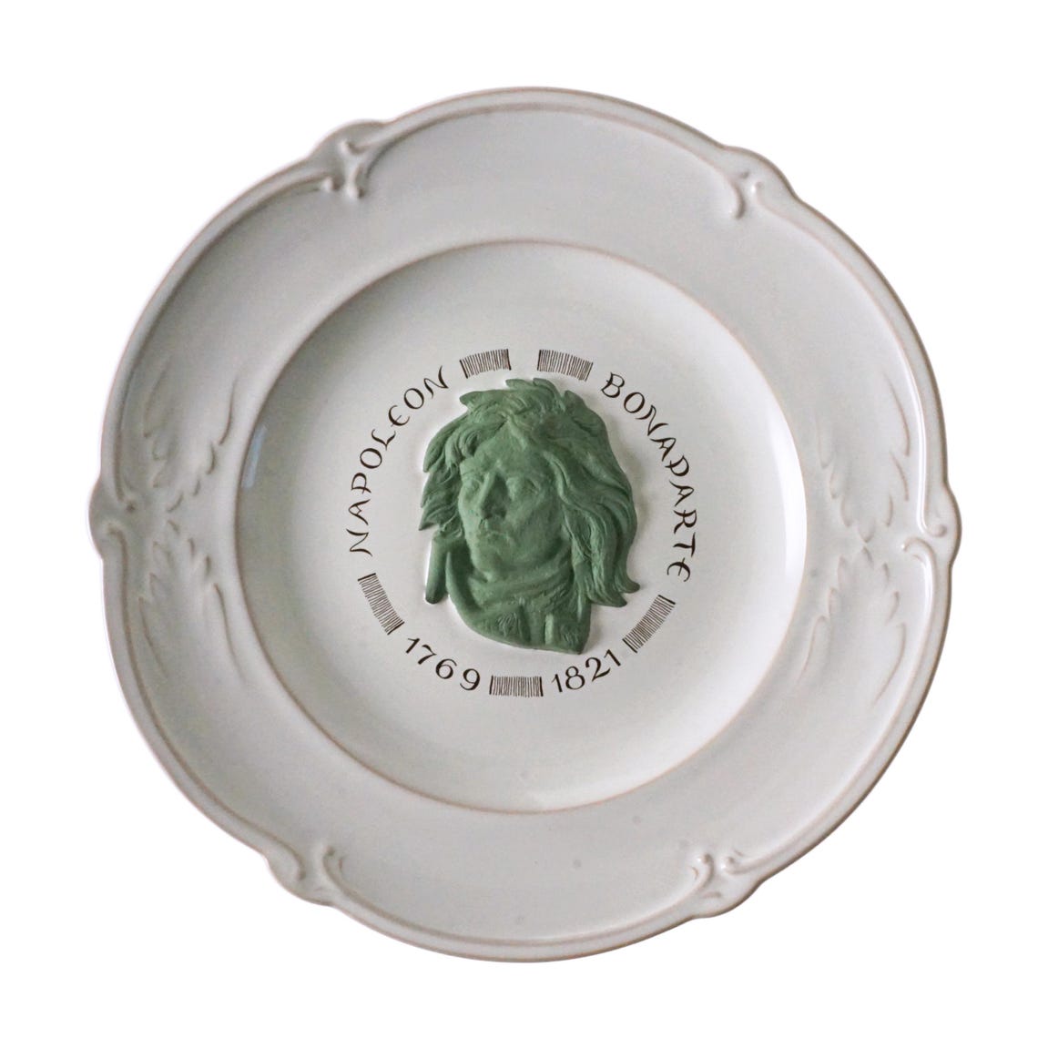 Napoleonic French Faience Plate: Napoleon Bonaparte Commemorative ...