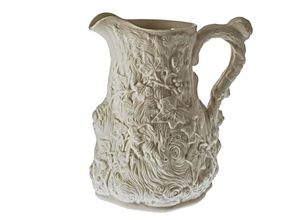 Antique Adams Pottery Pitcher: Faux Bois Staffordshire Serving Jug - Etsy