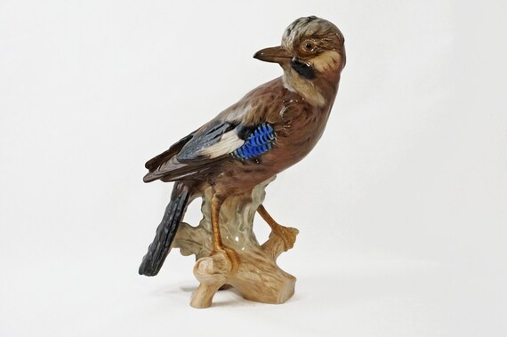 Large Jay Bird Goebel Porcelain Figurine CV94 20th Century | Etsy