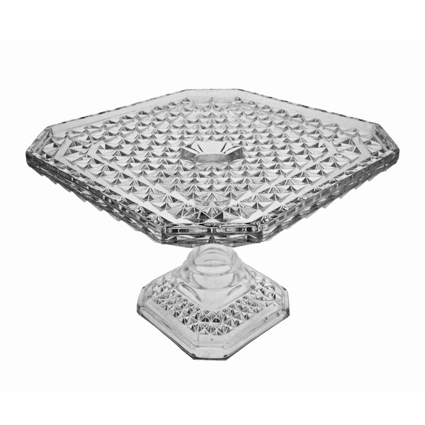 Glass Cake Plate - Etsy