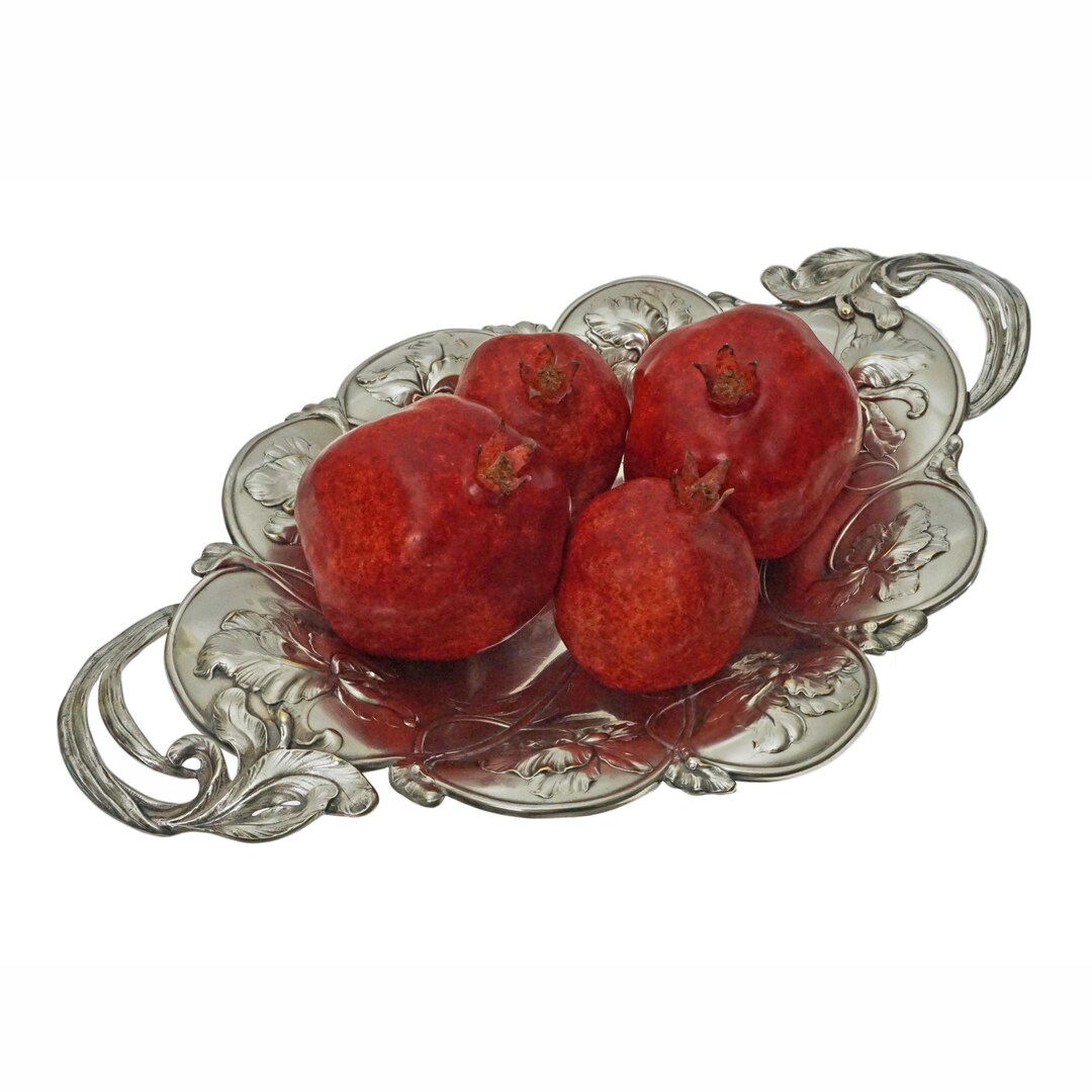 Art Nouveau Antique WMF Silverplate Large Calling Card Tray Handled ...