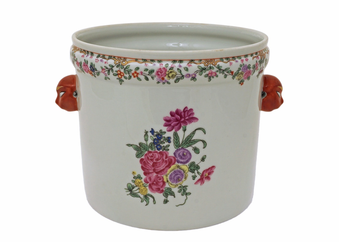 Cachepot Planter Flower Pot Jardiniere Mottahedeh Vista Alegre - Etsy