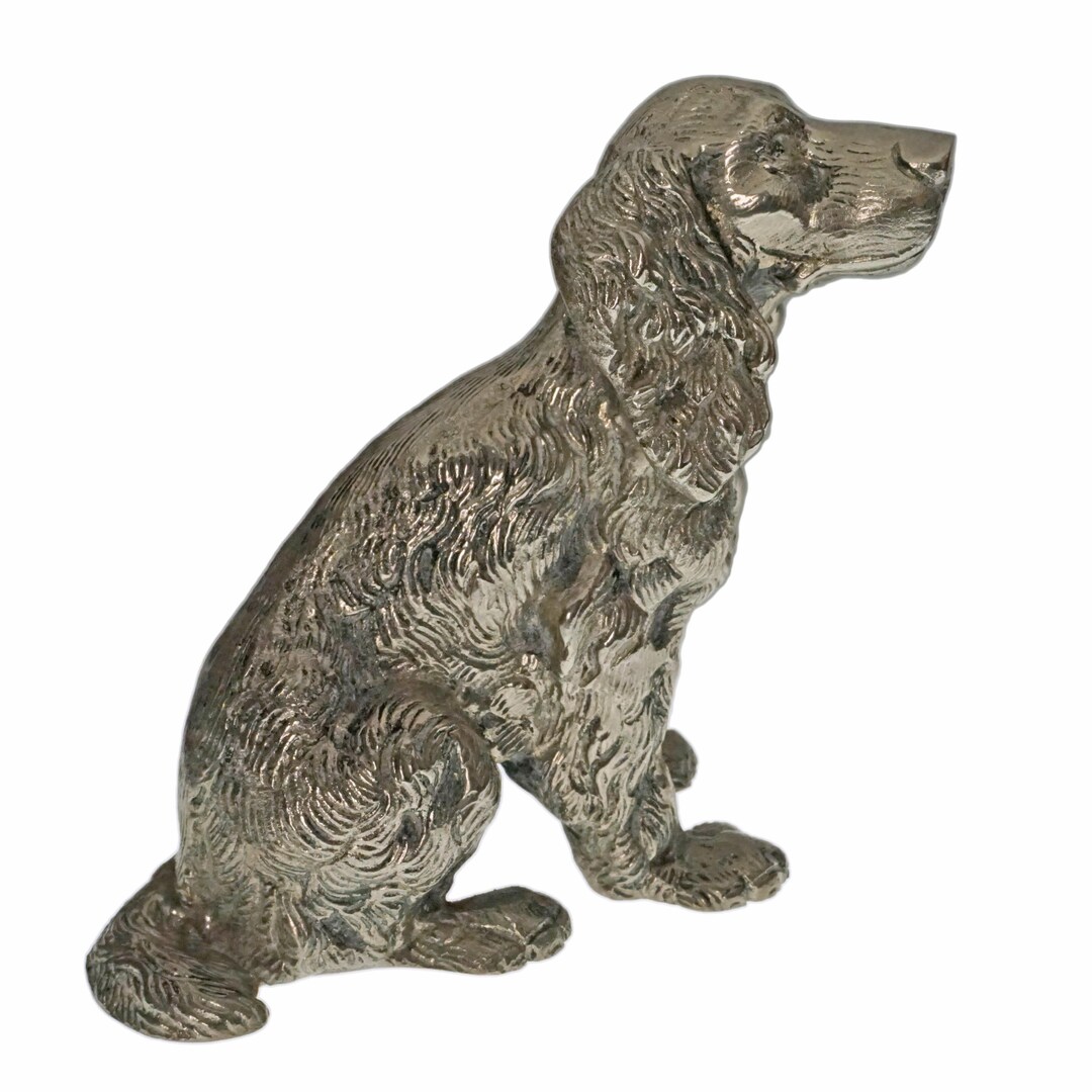 Gucci Spaniel Pewter Figure Gucci Dog Sculpture Vintage Dog Figure ...