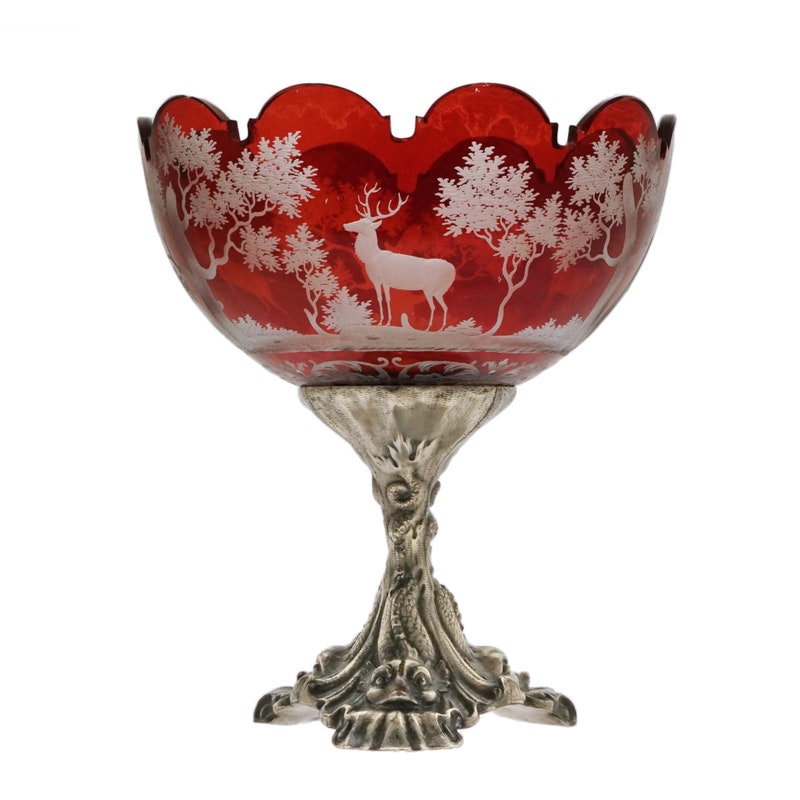 Biedermeier Glass Antique - Etsy