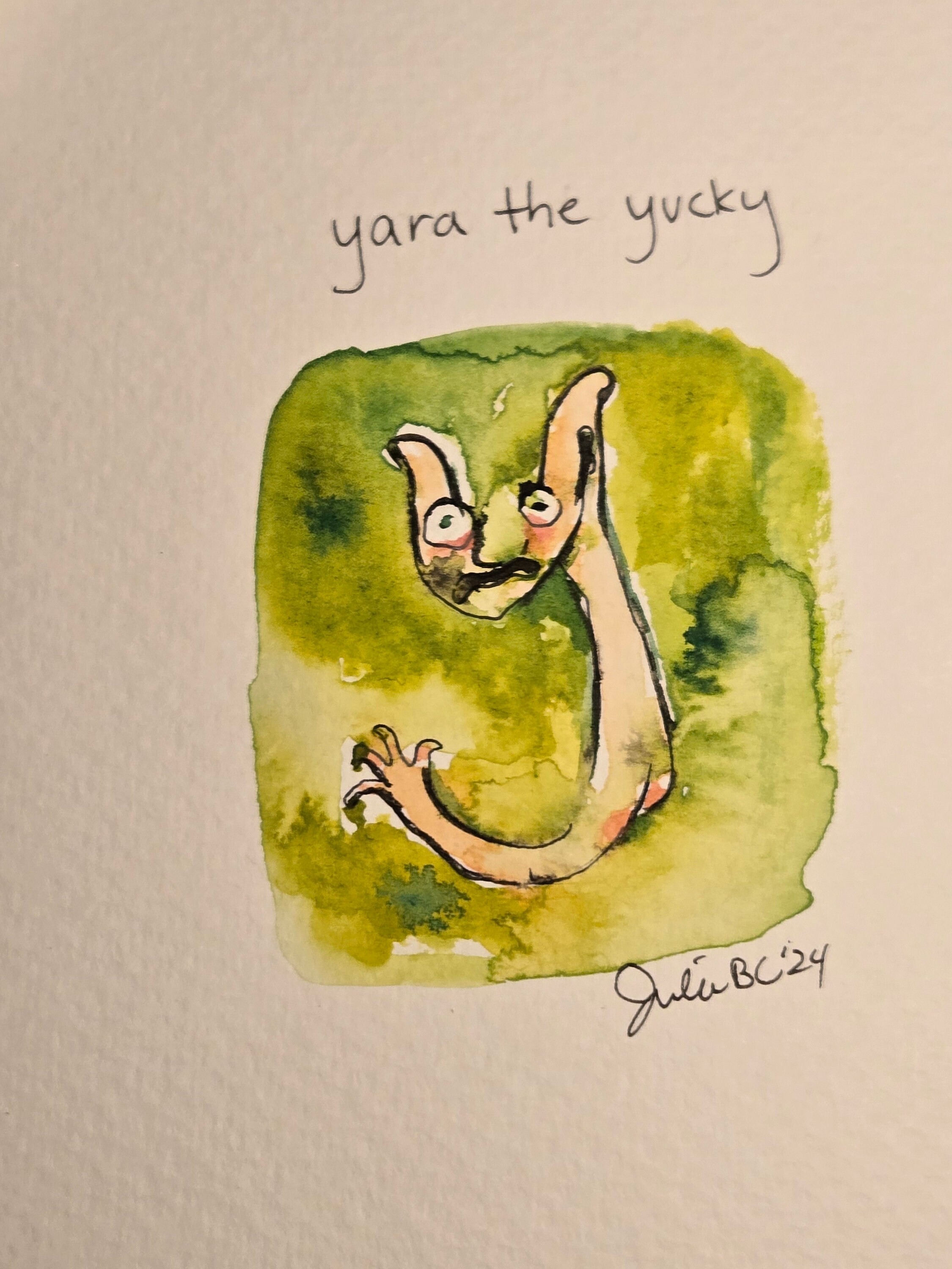 Yara the Yucky: Creepy Letter Monsters...today's Letter Daily Artist ...