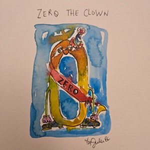 Zero the Clown: Creepy Letter Monsters...today's Letter Daily Artist ...