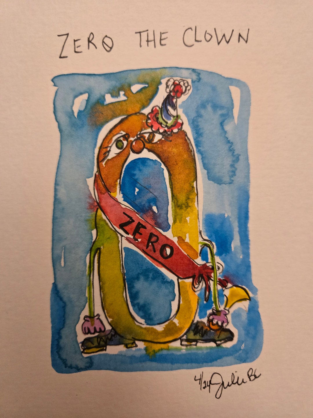 Zero the Clown: Creepy Letter Monsters...today's Letter Daily Artist ...