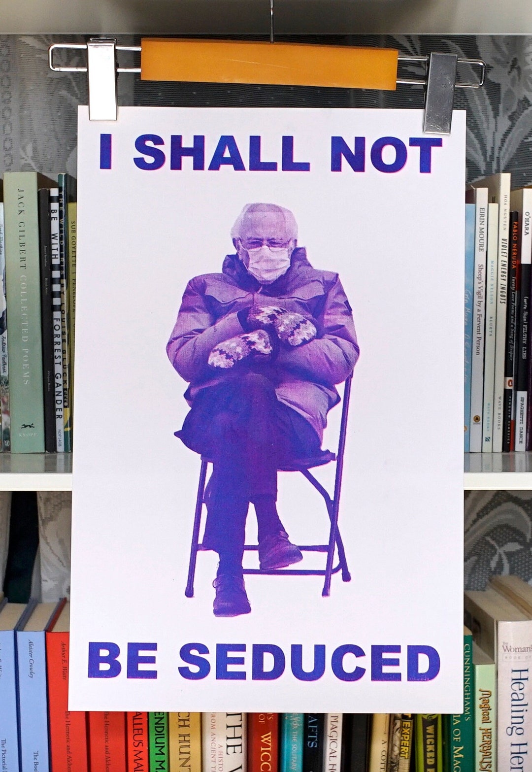 Bernie Sanders Risograph Poster by Jessica Bebenek - Etsy