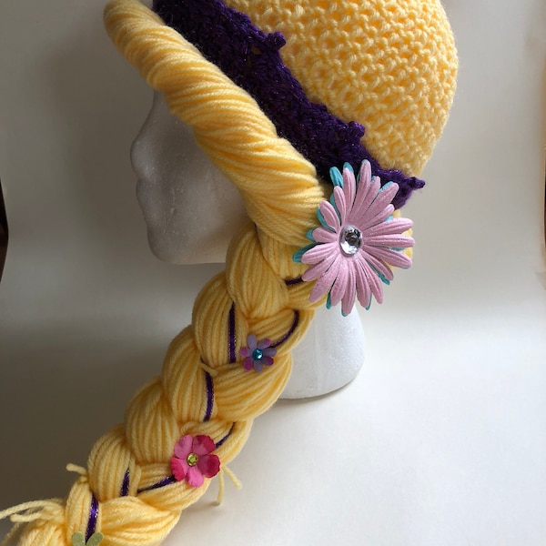 Crochet Rapunzel Hat - Etsy